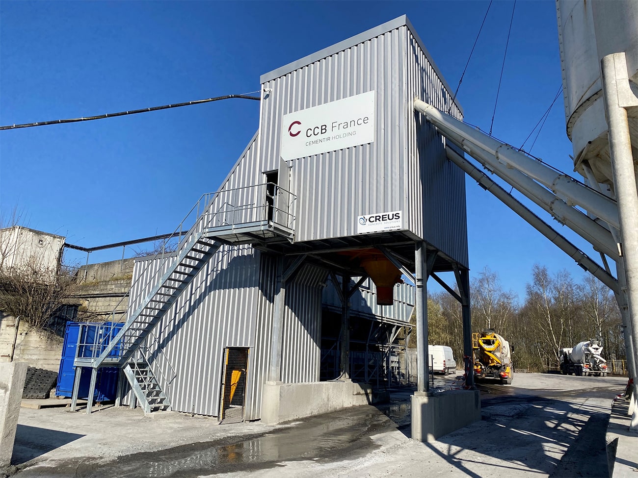 Une centrale à béton totalement rénovée dans les Hauts-de-France